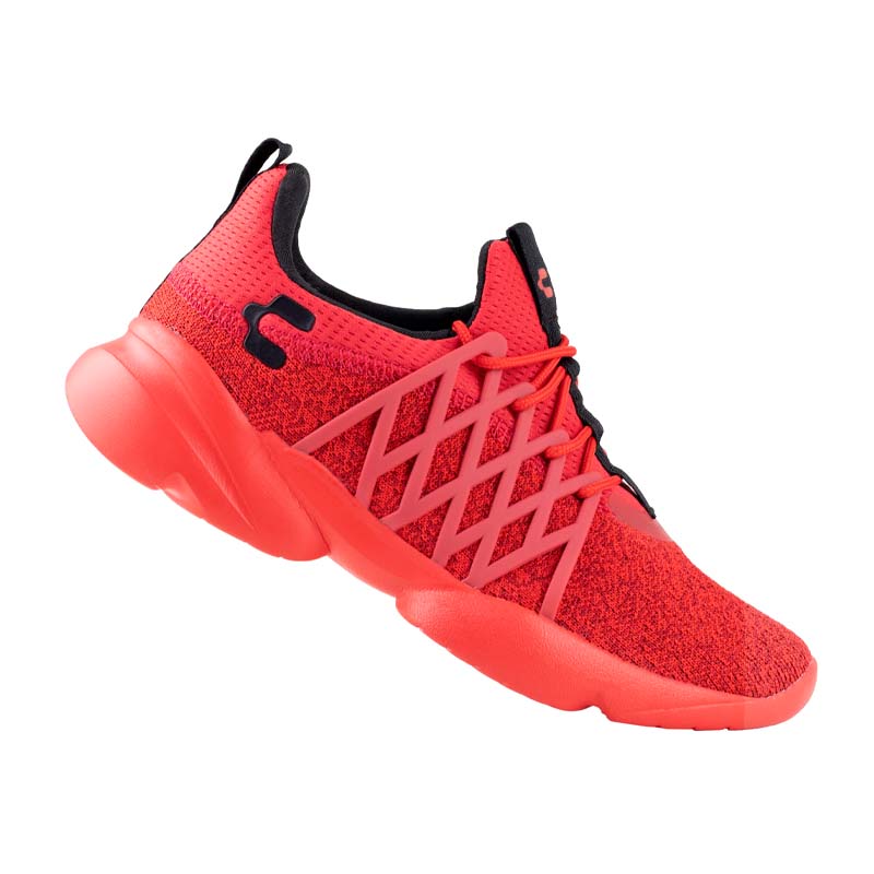 TENIS URBANOS CHARLY ORIGINAL CASUAL LIGHT 1029591 ROJO SUELA PHYLON