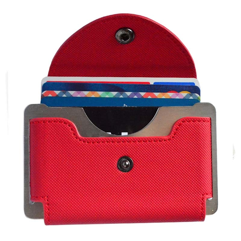 Tarjetero Slim Minimalista Práctico Elegante Y Ligero