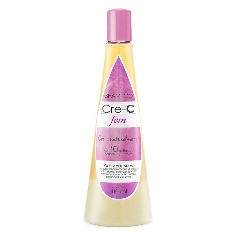 Shampoo Cre-C Max Fem Anticaida, 410 Ml de origen Natural