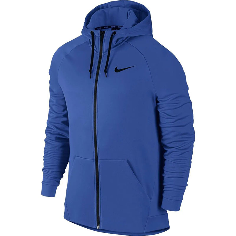 Chamarra Nike Therma Azul Comoda Moda Casual hHoodie