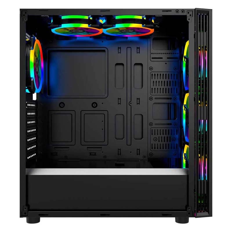 GABINETE OCELOT CS-672 GAMER ATX C TEMP FILTROPOLVO MAGNETICO INFERIOR
