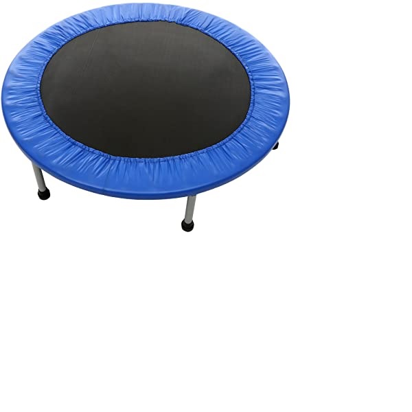 Mini Trampolin Fitness Brincolin Aerobico Ejercicio 40 Pulgs color Azul