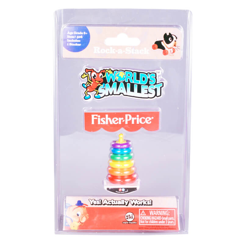 Worlds Smallest Fisher Price Classic Rock a Stack