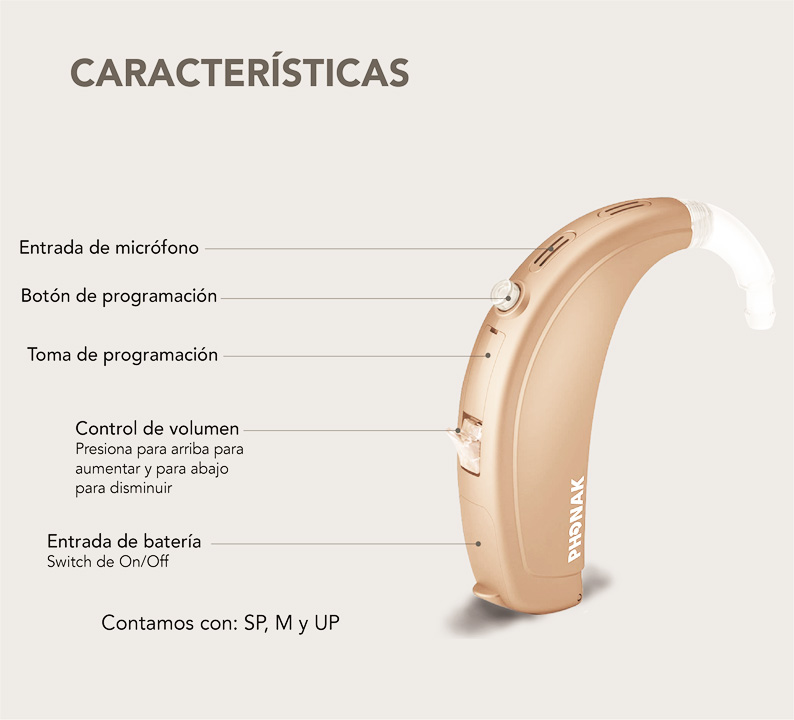 Auxiliar Auditivo Phonak Baseo Q15-M