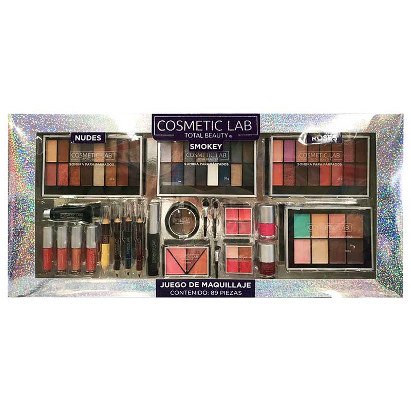 Juego De Maquillaje Cosmetic Lab ,Sombras, Correctores, Mascaras ...