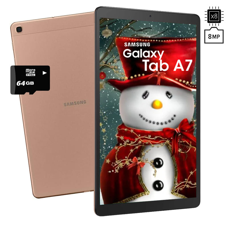 Tablet Samsung Tab A7 32gb Sm-t500 Dorado +Microsd 64gb