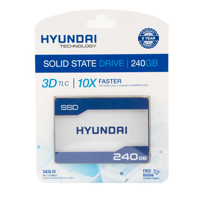 Hyundai Disco Ssd 240gb Sata Iii 2.5'' 7mm Estado Solido
