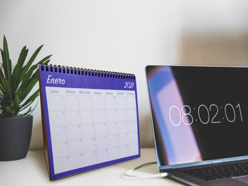 Calendario 2021 para escritorio