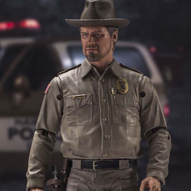 Stranger Things Color Tops - Chief Hopper
