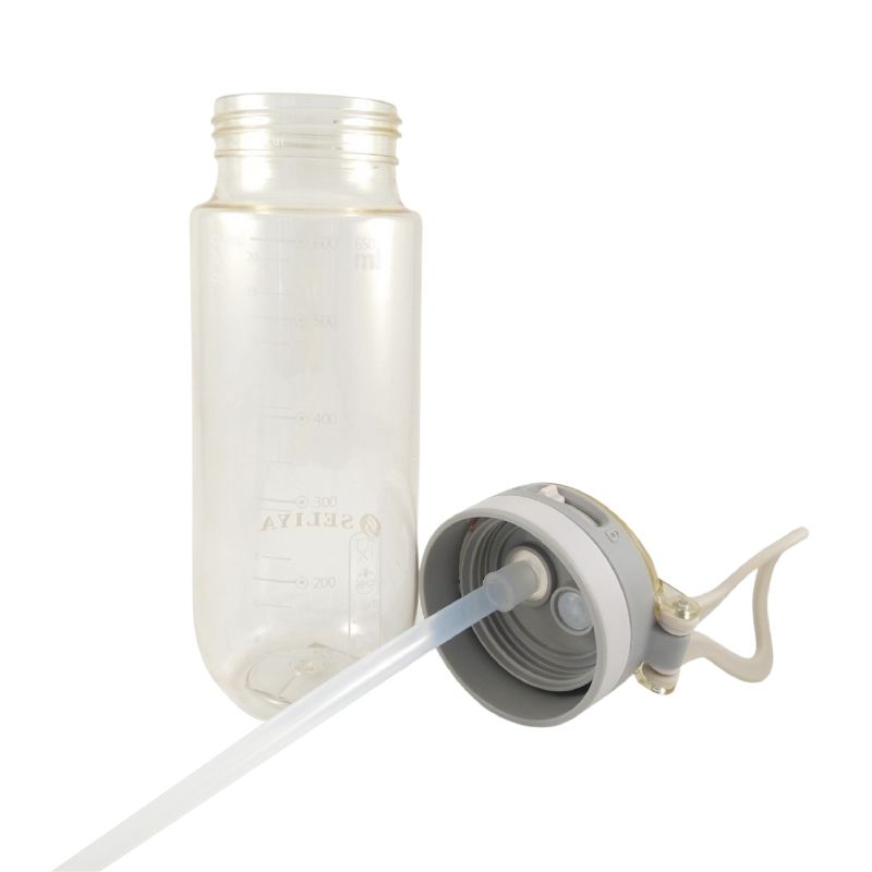 Termo de Plástico con Tapa Rebote con Seguro, LBP, Popote con Chupón ...