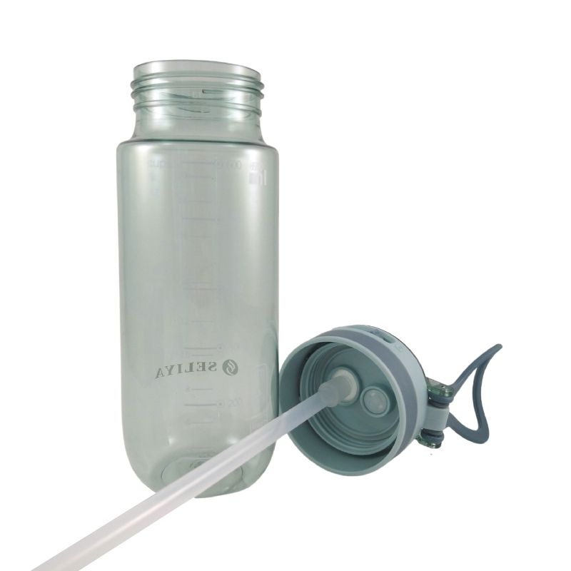 Termo de Plástico con Tapa Rebote con Seguro, LBP, Popote con Chupón