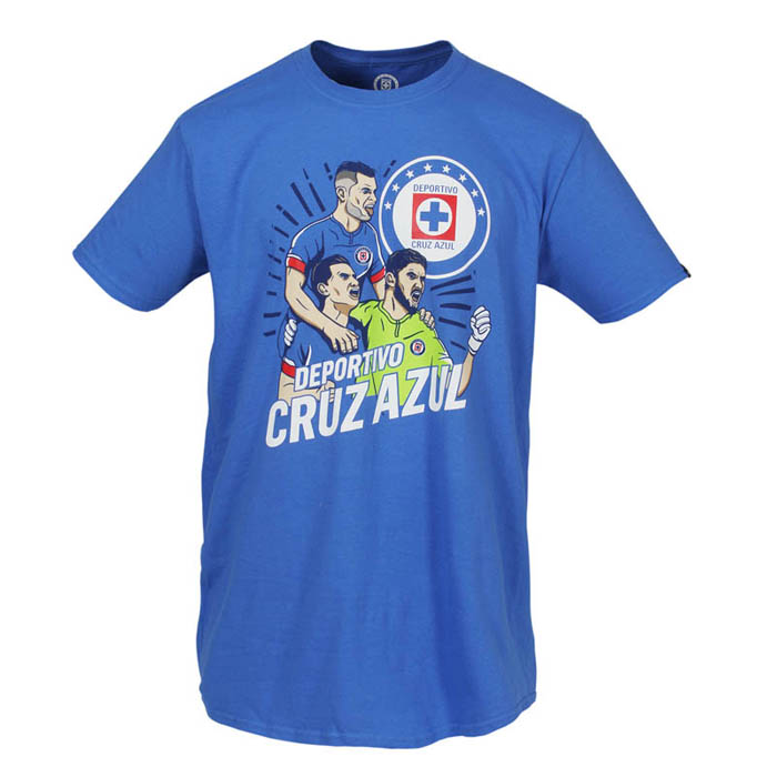 Playera Niño Jugadores CA Marca Cruz Azul Producto Oficial