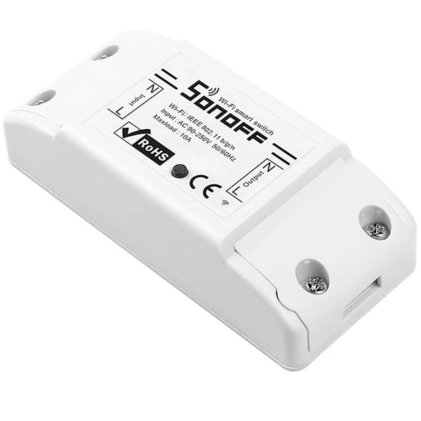 Interruptor Sonoff Basic Wifi Casa Inteligente 1 Canal Controla de Forma Remota
