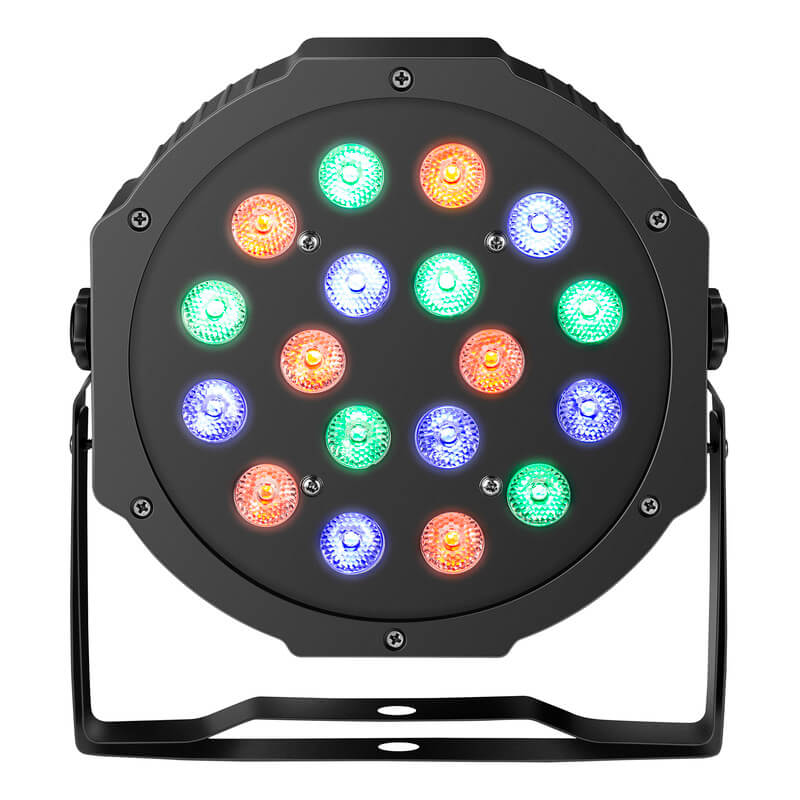 Lámpara PAR LED RGB DMX