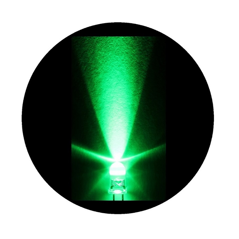 10 Leds Verdes de 5mm