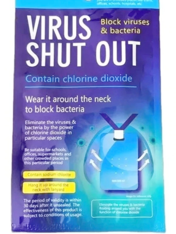 Tarjeta Sanitizante Esterilización Virus Bacterias Portatil Virus Shut Out