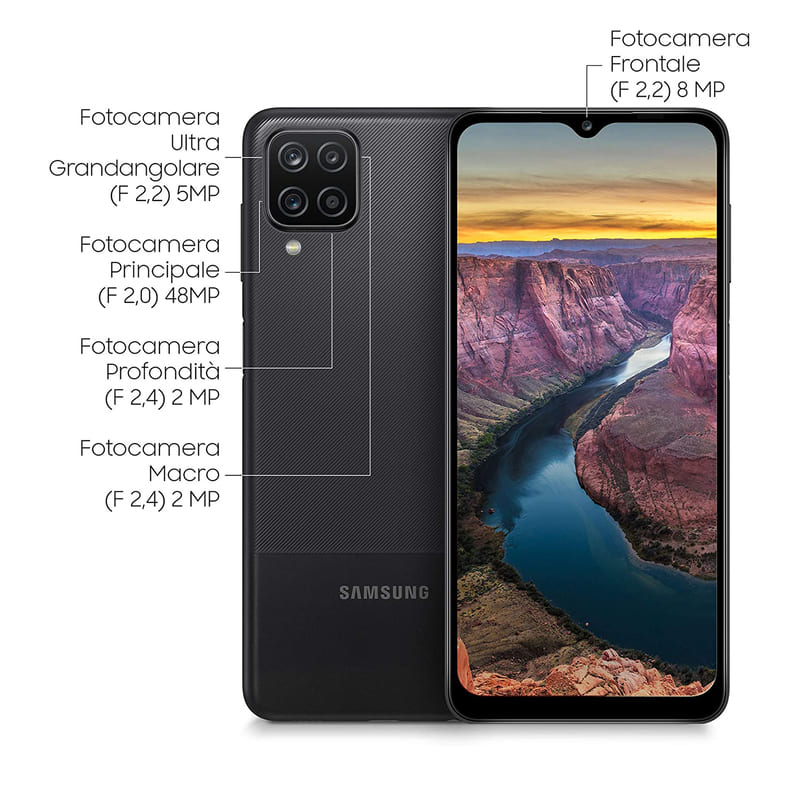 SAMSUNG GALAXY A12 64GB 4GB NEGRO