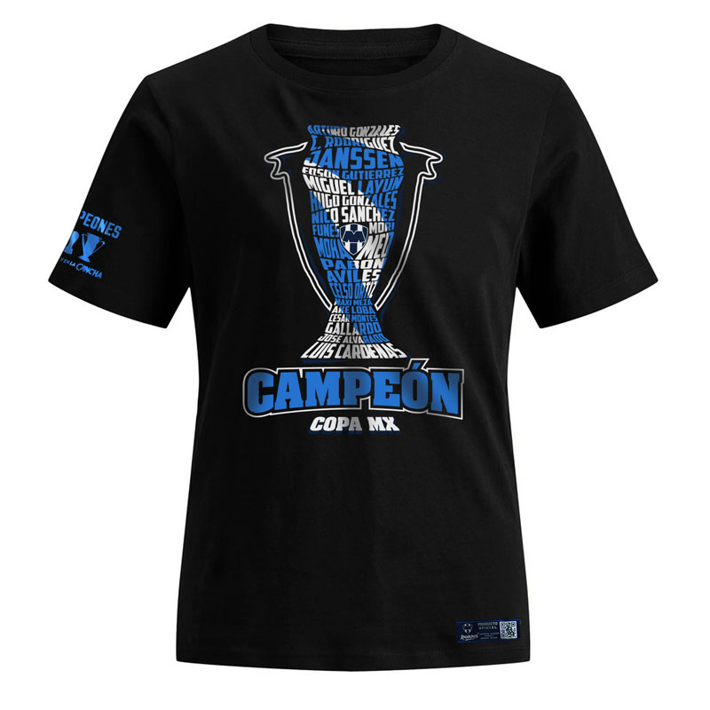 Playera Rayados Campeón Copa Mx 2020 Original
