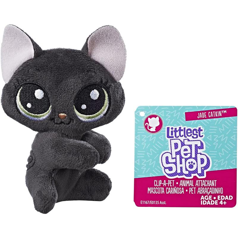 Littlest Pet Shop Mini Peluche Jade Catkin Con Clip 11 Cm