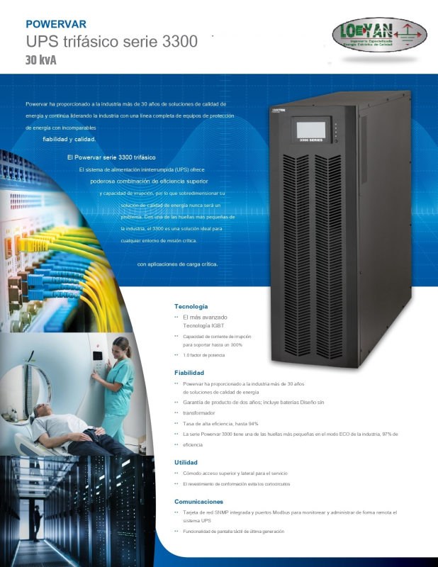 UPS Ametek 3300 30 kVa