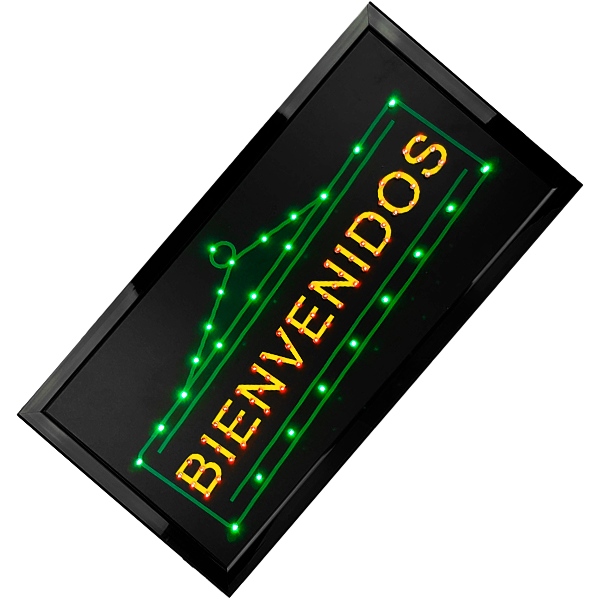 Letrero Publicitario Luminoso Led de Bienvenidos / Master / ML-LET-BIENVENI