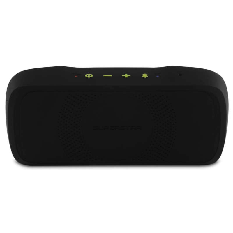 Bocina Monster Superstar Backfloat Impermeable Bluetooth Verde Neon