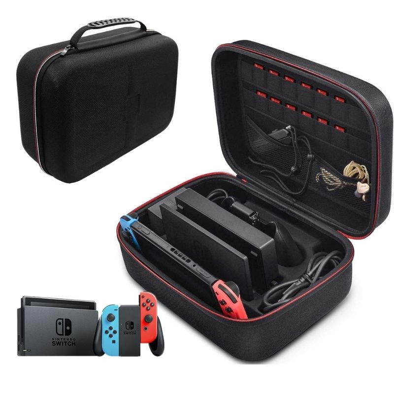 Estuche Funda Nintendo Switch Rígido De Viaje Con Divisores Resistente ...