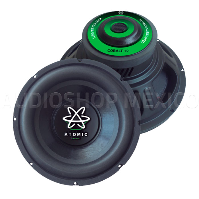 Subwoofer 12 PuLG Doble Bobina Atomic Audio 4 Ohms 750 Rms