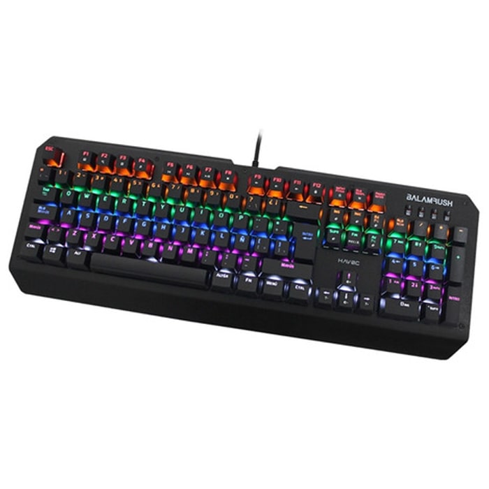 Teclado Gamer Balam Rush Havoc Usb Rgb Español Usb Br-929660