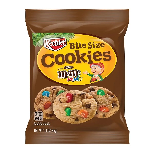 Galletas con Chispas de Chocolate M&ms Minis Keebler Caja con 30 Empaq