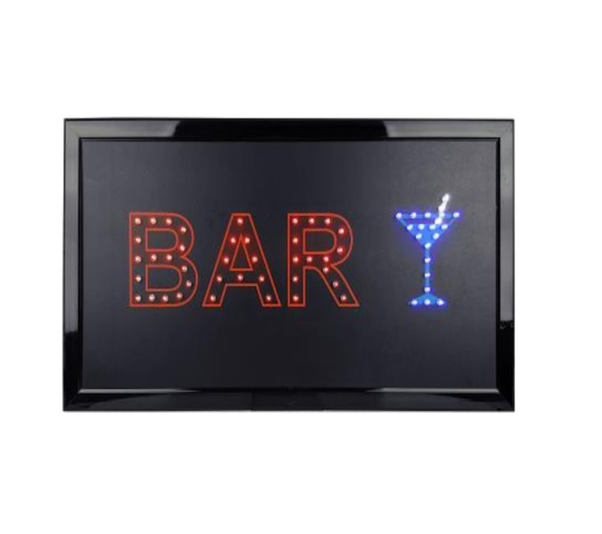 Letrero Publicitario Luminoso Led de Bar / Master / ML-LET-BAR