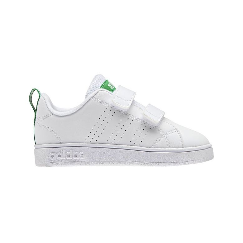 Tenis Adidas Advantage Classic Bebé Blanco Verde Originales AW4889