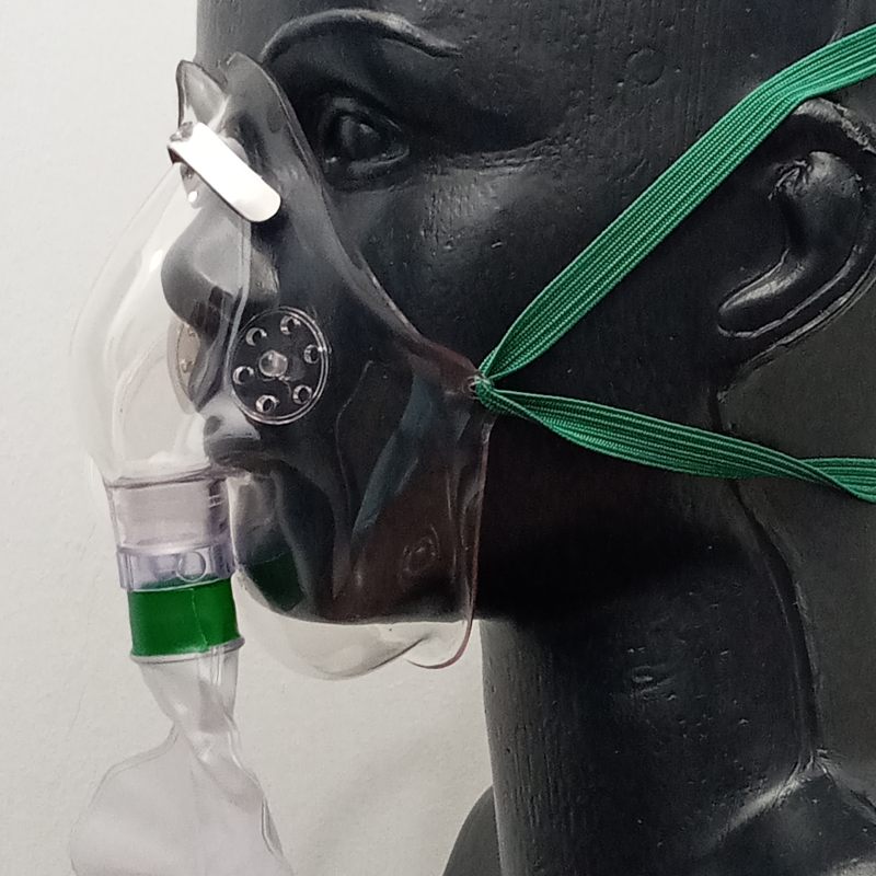 Mascarilla Bolsa Reservorio Adulto para Oxigeno Alta Concentracion