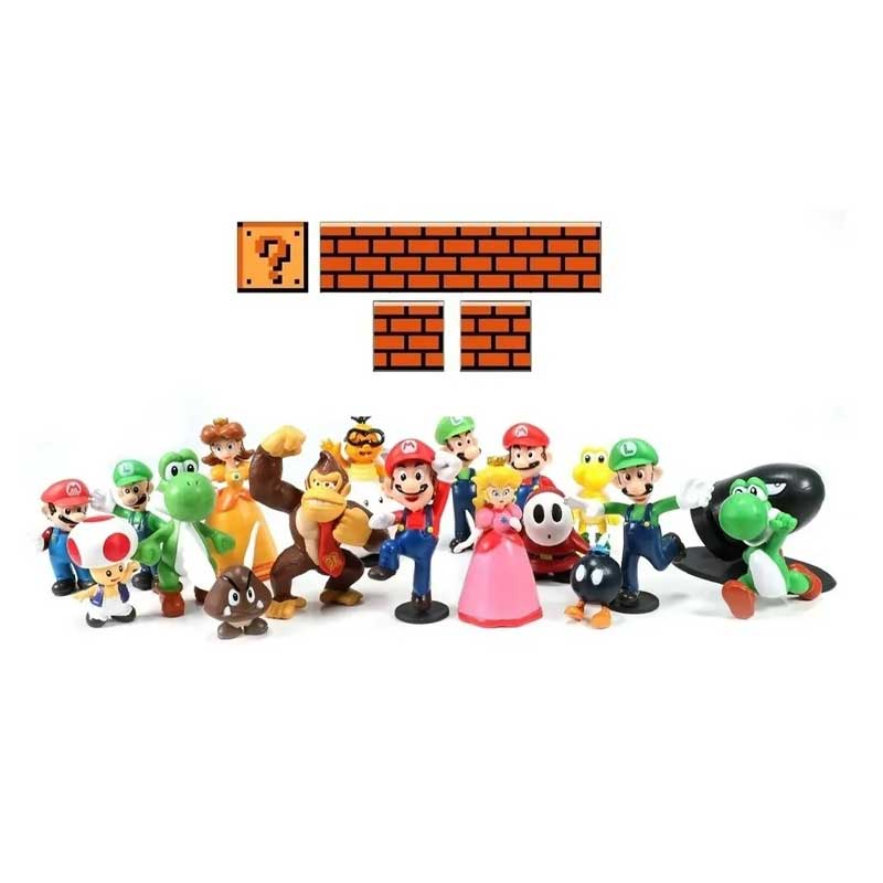 Figuras Juguetes Coleccionables Mario Bros