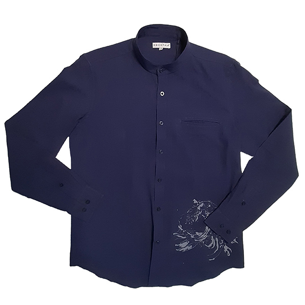 Camisa Manga Larga Cuello Mao Generra 118205