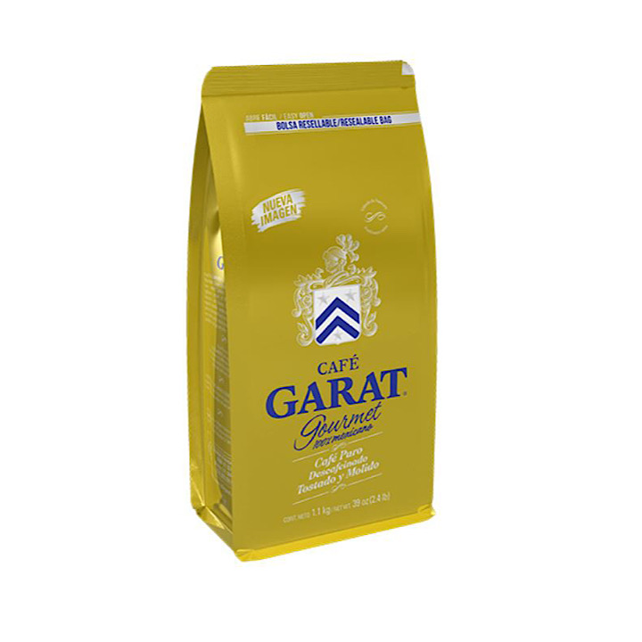 Café Molido Gourmet Descafeinado, Garat, 1,1 kg.
