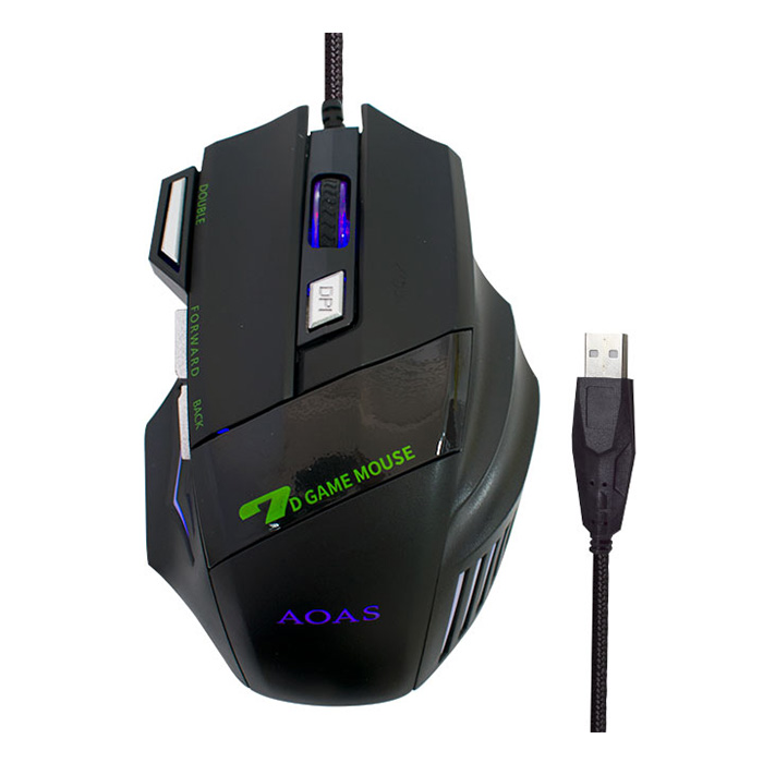 Mouse Gamer óptico con luz LED