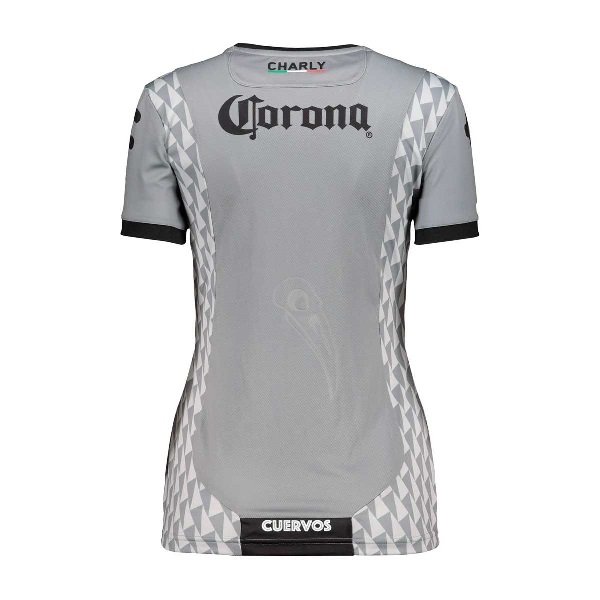 PLAYERA DAMA JERSEY CUERVOS GRIS
