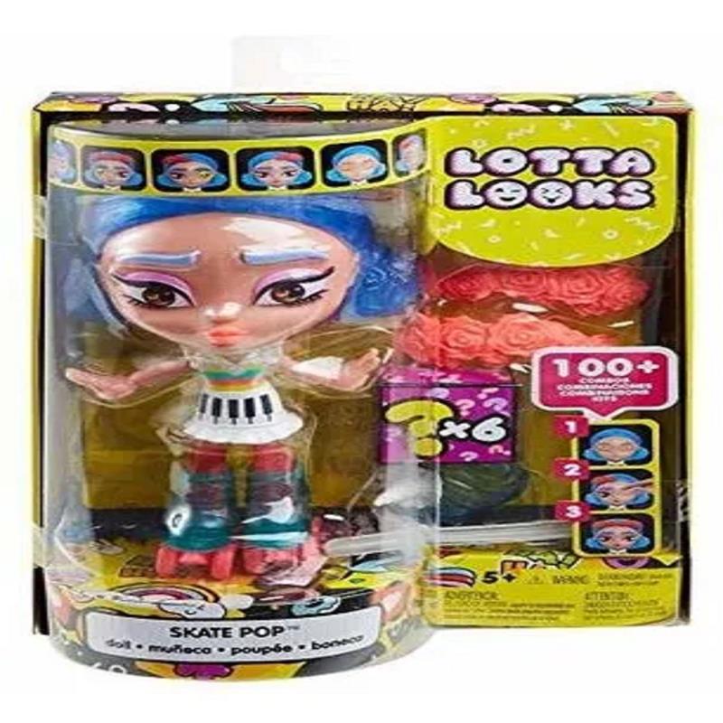 Muñeca Mattel Lotta Looks Skate Pop 25 Cm