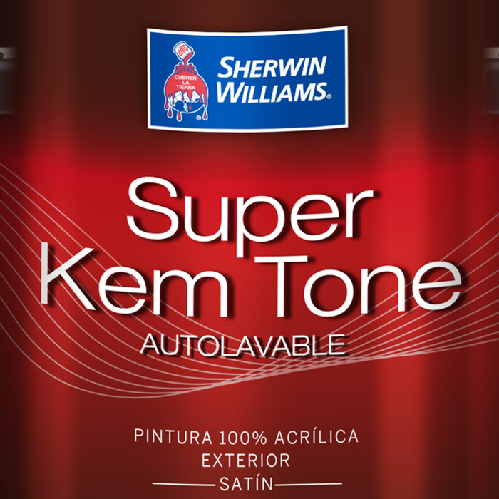 Cubeta de Pintura Autolavable para exteriores BLANCO SUPER KEM-TONE ...