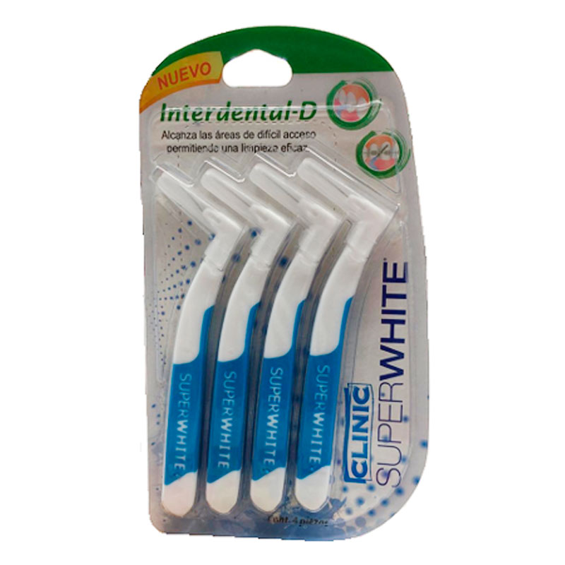 4 Kit Cepillo Interdental Super White Brackets Ortodoncia