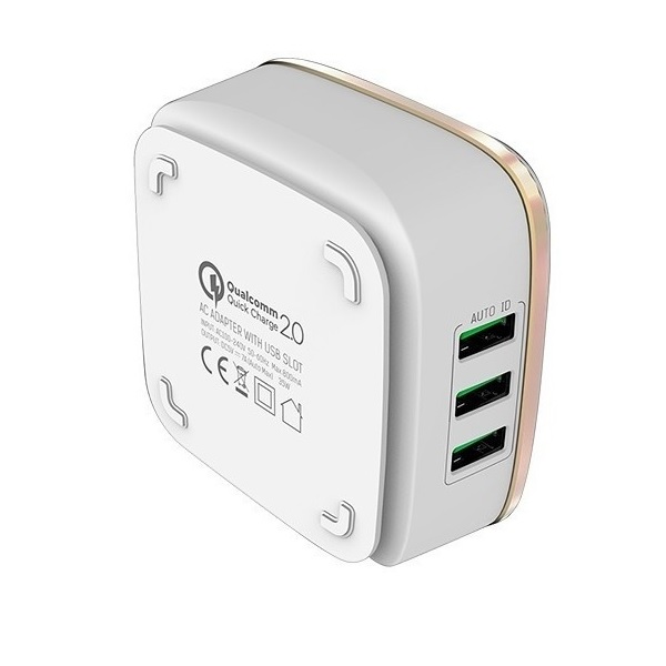 Smart HUB USB 2.0 blanco 6 puertos Cargador PC Lap Cel Tableta Datos ...