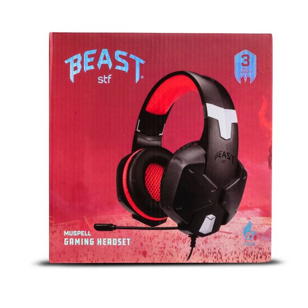 Audífono Gamer Muspell Stf Beast Negro