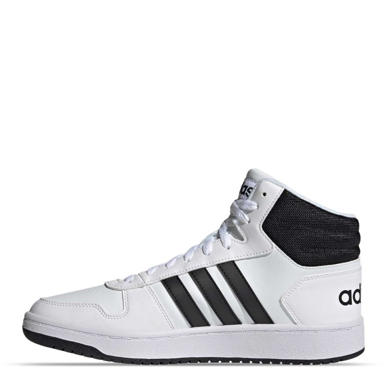 Tenis adidas Hoops 2.0 Mid White Black