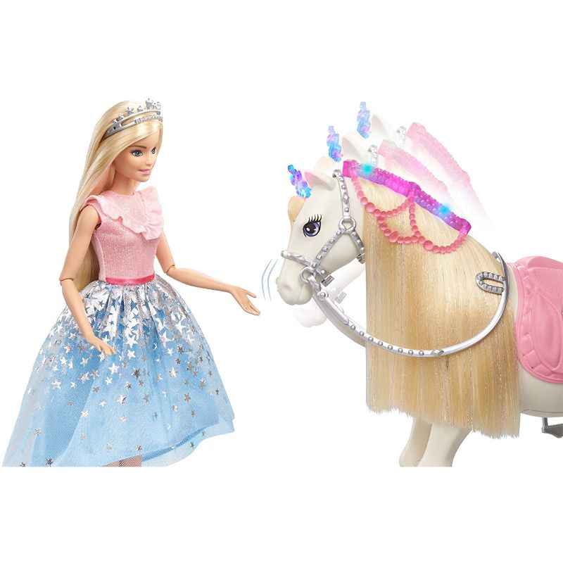 Muñeca Barbie Princess Adventure Caballo Morning Star GML79 Mattel