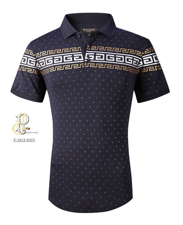 Playera Tipo Polo Marca Pavini (11A)
