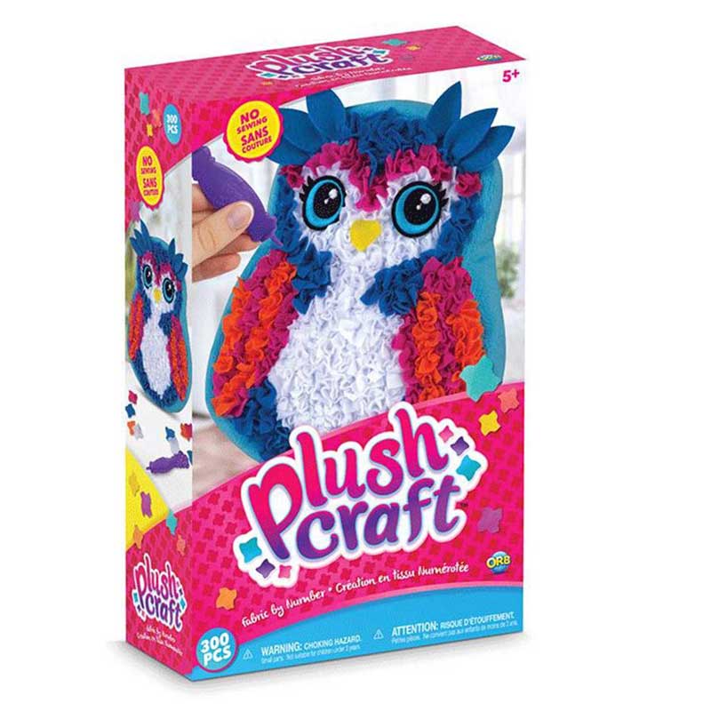 Plush Craft Owl Pillow