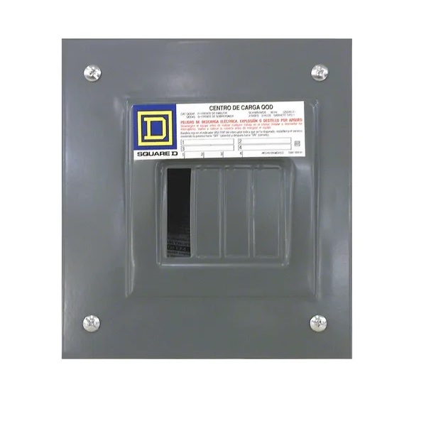 CENTRO DE CARGA DE 4 PASTILLAS SQUARE D EMPOTRAR