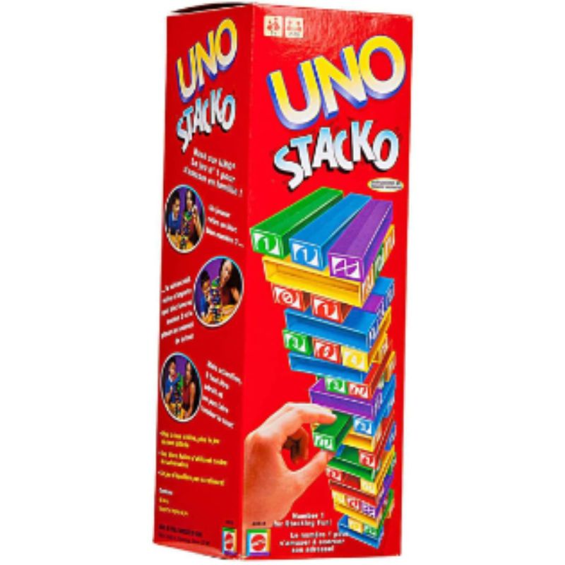 Juego de Mesa Uno Stacko Mattel Modelo 49715