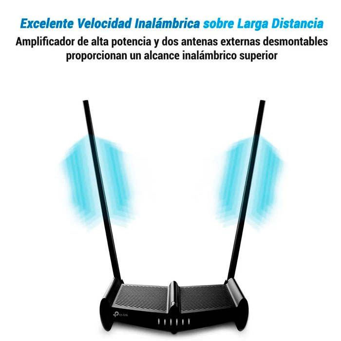 Router Tp-link Tl-wr841hp Rompemuros 300mbp Alta Potencia